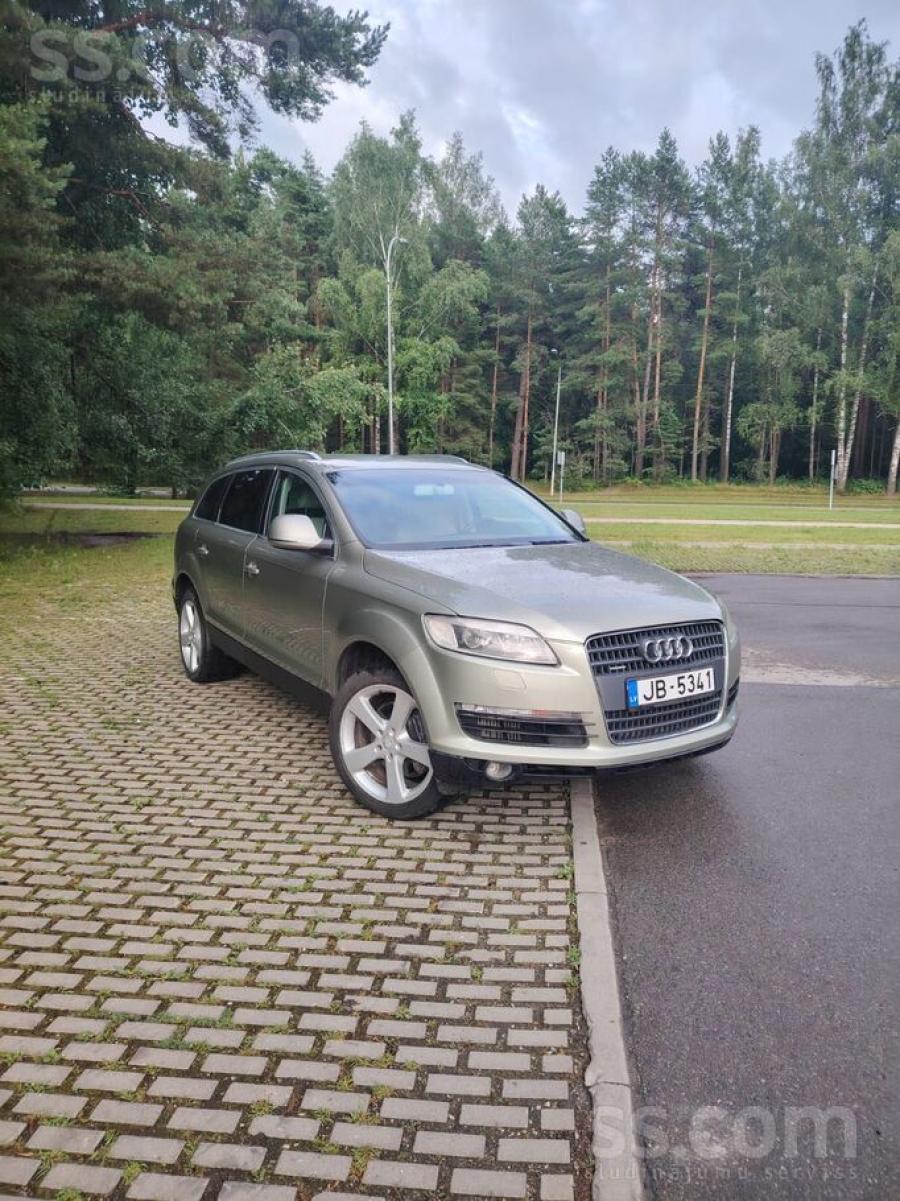 Зеленый Ауди Ку 7 2007 в Юрмала, объемом двигателя 3.00 л и пробегом 470 тыс. км за 5800 €, фото 1 на AUTOMOTO.COM.LV