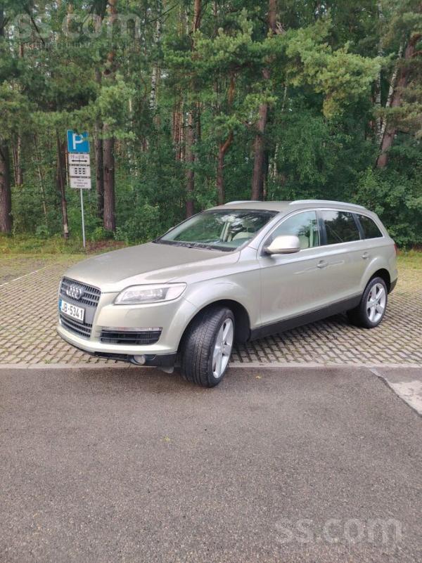 Green Audi Q7 2007 in Jurmala, with an engine capacity of 3.00 L and mileage of 470 thousand km for 5800 €, photo 2 on AUTOMOTO.COM.LV