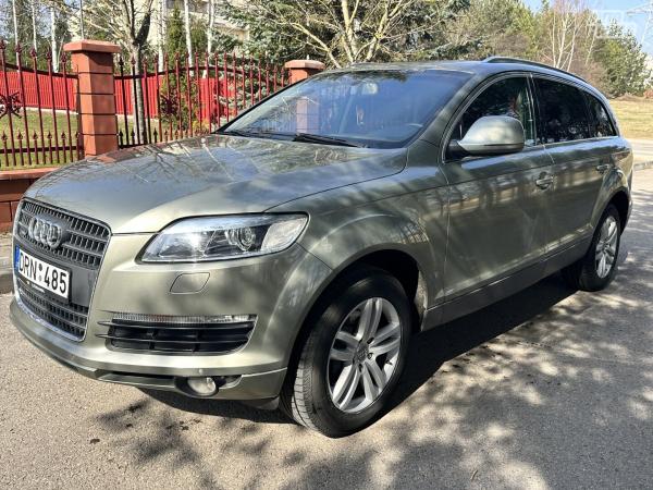 Green Audi Q7 2008 in Vilnius, with an engine capacity of 3.00 L and mileage of 334 thousand km for 4400 €, photo 1 on AUTOMOTO.COM.LV