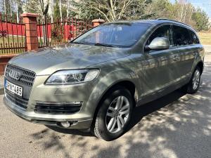 Zaļš Audi Q7 2008 Viļņa, ar dzinēja tilpumu 3.00 L un nobraukumu 334 tūkst. km par 4400 €, foto  vietnē AUTOMOTO.COM.LV