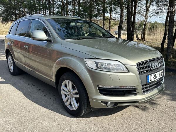 Green Audi Q7 2008 in Vilnius, with an engine capacity of 3.00 L and mileage of 334 thousand km for 4400 €, photo 2 on AUTOMOTO.COM.LV