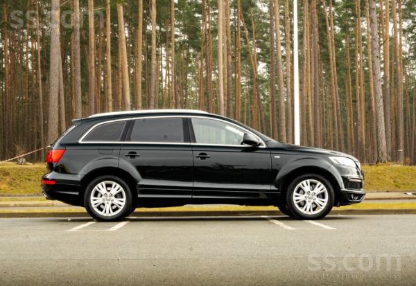 Green Audi Q7 2010 in Riga, with an engine capacity of 4.20 L and mileage of 187 thousand km for 13990 €, photo 9 on AUTOMOTO.COM.LV