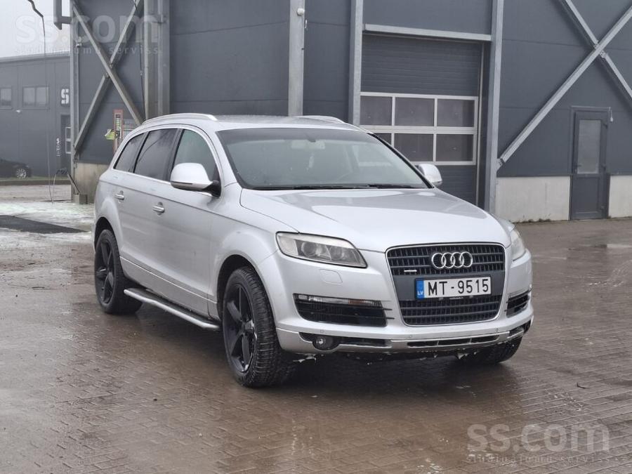 Pelēks Audi Q7 2006 Saldus, ar dzinēja tilpumu 3.00 L un nobraukumu 370 tūkst. km par 4750 €, foto 2 vietnē AUTOMOTO.COM.LV