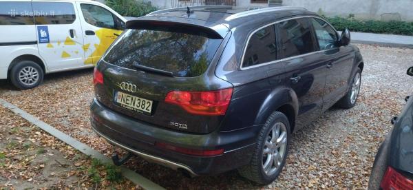 Pelēks Audi Q7 2006 Klaipėda, ar dzinēja tilpumu 3.00 L un nobraukumu 337 tūkst. km par 8700 €, foto 8 vietnē AUTOMOTO.COM.LV