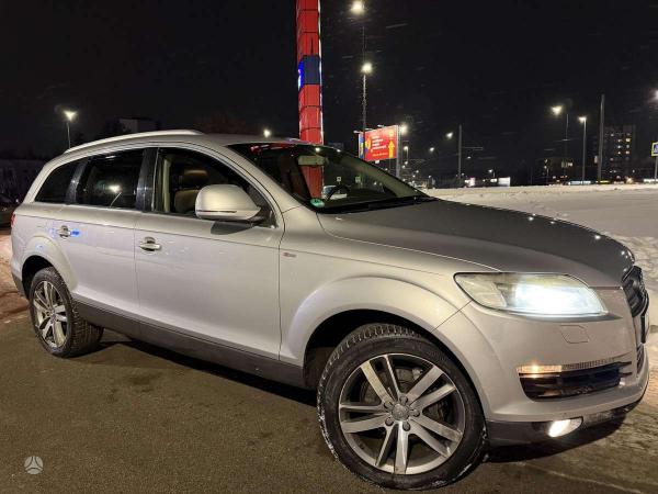 Pelēks Audi Q7 2006 Kauņa, ar dzinēja tilpumu 2.97 L un nobraukumu 259 tūkst. km par 5200 €, foto 2 vietnē AUTOMOTO.COM.LV