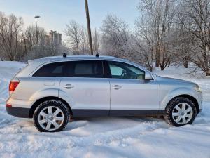 Grey Audi Q7 2006 in Vilnius, with an engine capacity of 2.97 L and mileage of 247 thousand km for 4000 €, photo 6 on AUTOMOTO.COM.LV