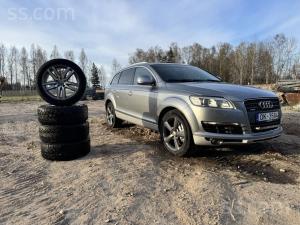 Grey Audi Q7 2006 in Riga, with an engine capacity of 3.00 L and mileage of 322 thousand km for 5500 €, photo 3 on AUTOMOTO.COM.LV
