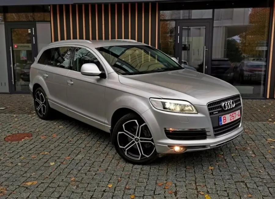 Grey Audi Q7 2006 in Riga, with an engine capacity of 3.00 L and mileage of 278 thousand km for 8390 €, photo 18 on AUTOMOTO.COM.LV
