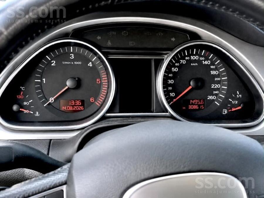 Pelēks Audi Q7 2006 Ogre, ar dzinēja tilpumu 3.00 L un nobraukumu 308 tūkst. km par 5700 €, foto 9 vietnē AUTOMOTO.COM.LV