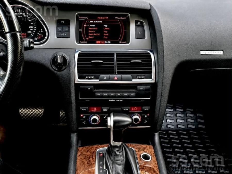 Pelēks Audi Q7 2006 Ogre, ar dzinēja tilpumu 3.00 L un nobraukumu 308 tūkst. km par 5700 €, foto 11 vietnē AUTOMOTO.COM.LV