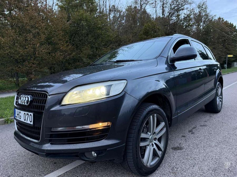 Pelēks Audi Q7 2006 Kauņa, ar dzinēja tilpumu 2.97 L un nobraukumu 320 tūkst. km par 5650 €, foto 5 vietnē AUTOMOTO.COM.LV
