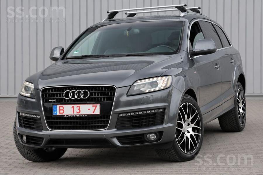 Grey Audi Q7 2006 in Tukums, with an engine capacity of 3.00 L and mileage of 304 thousand km for 6500 €, photo 3 on AUTOMOTO.COM.LV