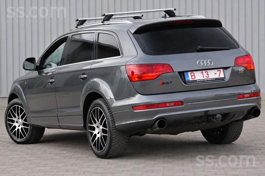 Grey Audi Q7 2006 in Tukums, with an engine capacity of 3.00 L and mileage of 304 thousand km for 6500 €, photo 4 on AUTOMOTO.COM.LV