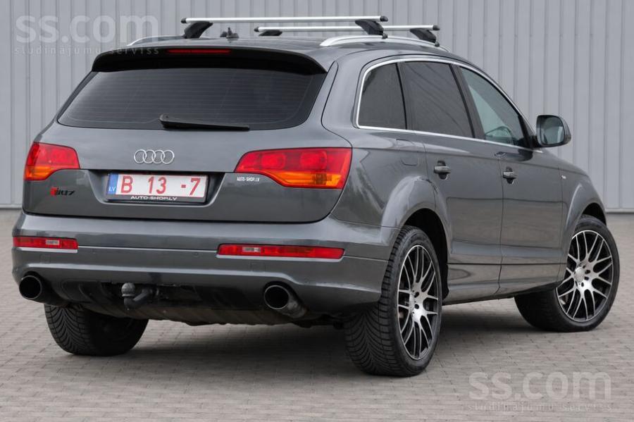 Grey Audi Q7 2006 in Tukums, with an engine capacity of 3.00 L and mileage of 304 thousand km for 6500 €, photo 5 on AUTOMOTO.COM.LV