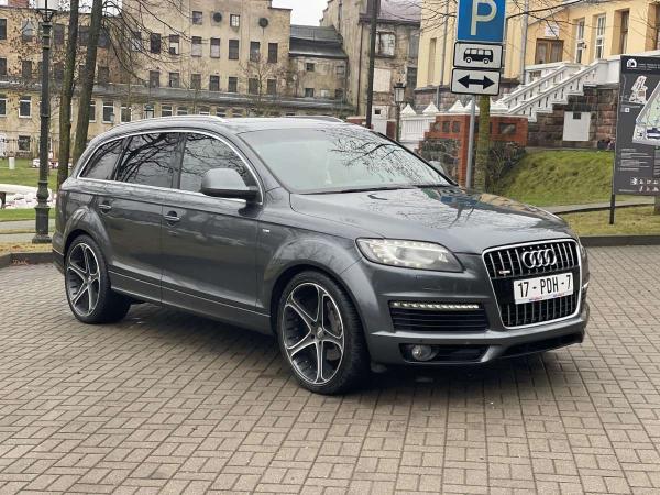 Pelēks Audi Q7 2007 Šauļi, ar dzinēja tilpumu 4.13 L un nobraukumu 359 tūkst. km par 6750 €, foto 8 vietnē AUTOMOTO.COM.LV