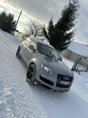 Grey Audi Q7 2007 in Salcininkai, with an engine capacity of 2.97 L and mileage of 405 thousand km for 5200 €, photo 3 on AUTOMOTO.COM.LV