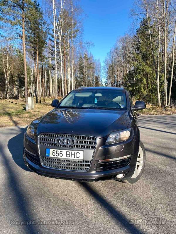 Grey Audi Q7 2007 in Tallinn, with an engine capacity of 3.00 L and mileage of 323 thousand km for 6950 €, photo 4 on AUTOMOTO.COM.LV
