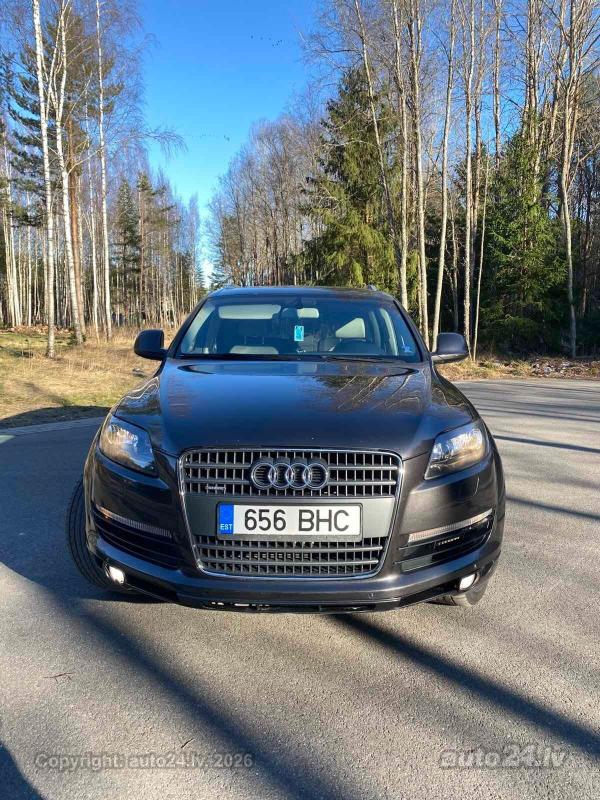Grey Audi Q7 2007 in Tallinn, with an engine capacity of 3.00 L and mileage of 323 thousand km for 6950 €, photo 6 on AUTOMOTO.COM.LV