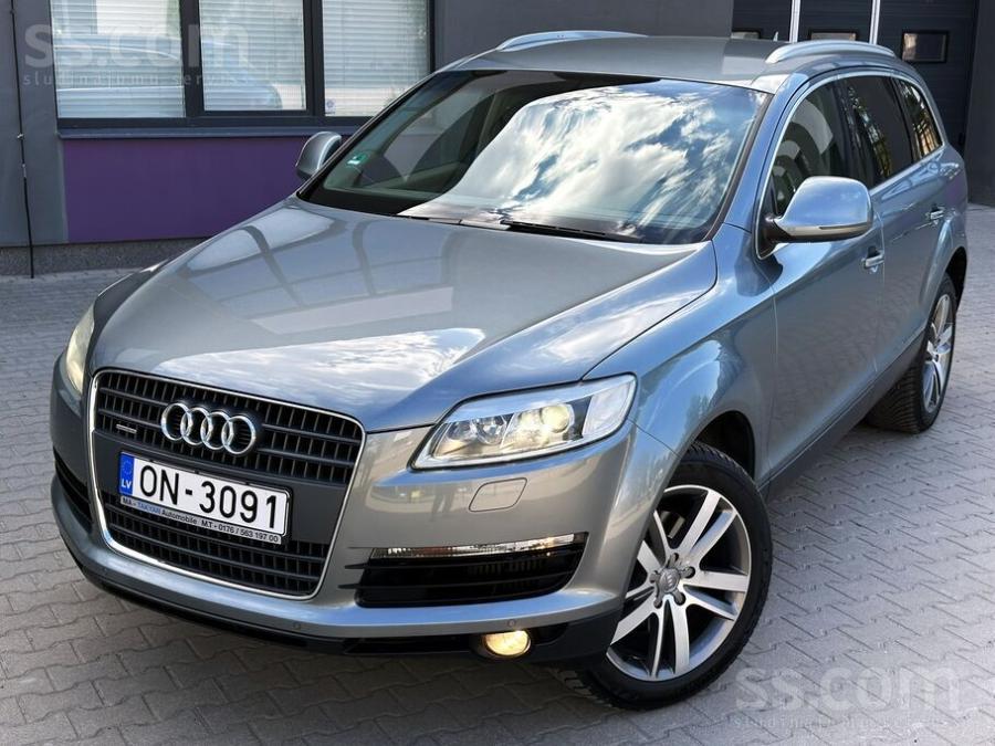 Grey Audi Q7 2007 in Riga, with an engine capacity of 3.00 L and mileage of 320 thousand km for 6600 €, photo 5 on AUTOMOTO.COM.LV