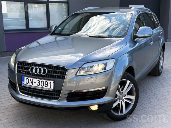 Pelēks Audi Q7 2007 Rīga, ar dzinēja tilpumu 3.00 L un nobraukumu 320 tūkst. km par 6500 €, foto 1 vietnē AUTOMOTO.COM.LV