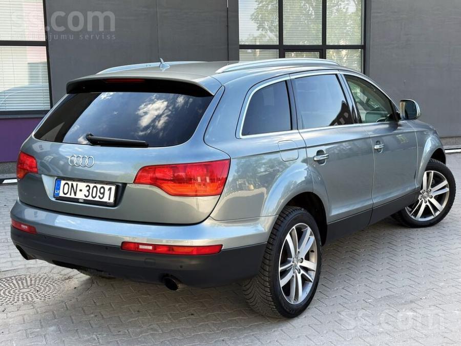 Pelēks Audi Q7 2007 Rīga, ar dzinēja tilpumu 3.00 L un nobraukumu 320 tūkst. km par 6500 €, foto 8 vietnē AUTOMOTO.COM.LV