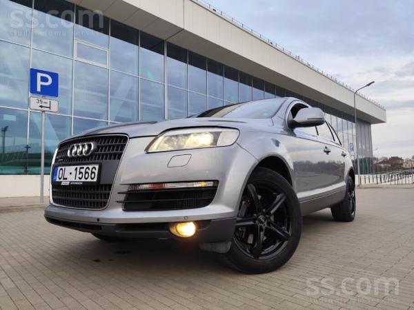 Grey Audi Q7 2007 in Rezekne, with an engine capacity of 3.00 L and mileage of 334 thousand km for 6950 €, photo 1 on AUTOMOTO.COM.LV