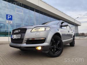 Grey Audi Q7 2007 in Rezekne, with an engine capacity of 3.00 L and mileage of 334 thousand km for 6950 €, photo  on AUTOMOTO.COM.LV