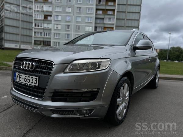 Серый Ауди Ку 7 2007 в Рига, объемом двигателя 3.00 л и пробегом 396 тыс. км за 7950 €, фото 1 на AUTOMOTO.COM.LV