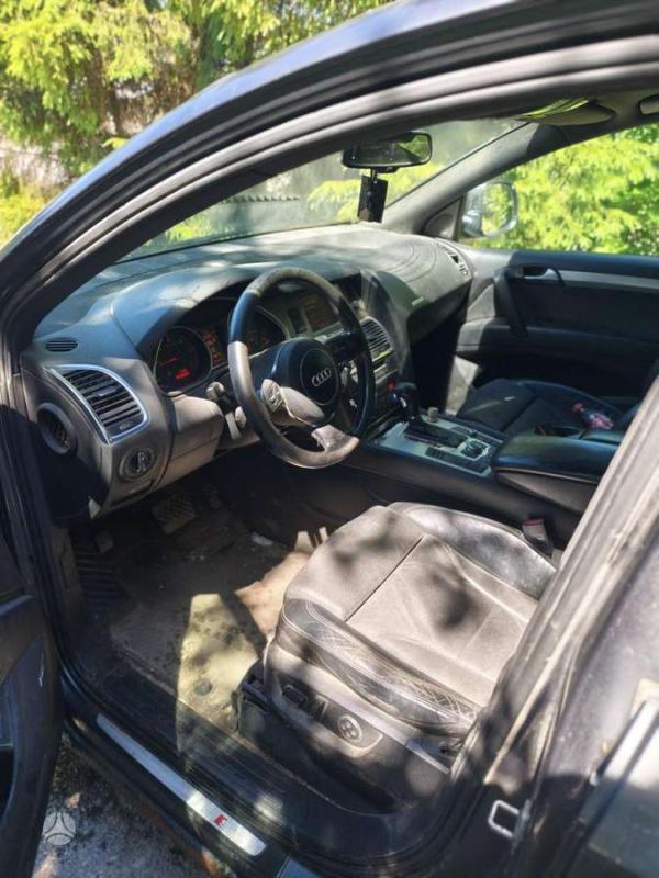 Pelēks Audi Q7 2007 Utena, ar dzinēja tilpumu 2.97 L un nobraukumu 409 tūkst. km par 2750 €, foto 9 vietnē AUTOMOTO.COM.LV