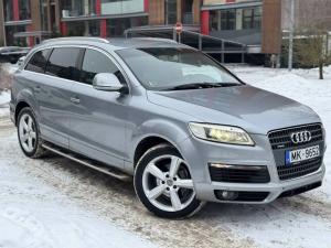 Pelēks Audi Q7 2007 Rīga, ar dzinēja tilpumu 3.00 L un nobraukumu 293 tūkst. km par 5990 €, foto  vietnē AUTOMOTO.COM.LV