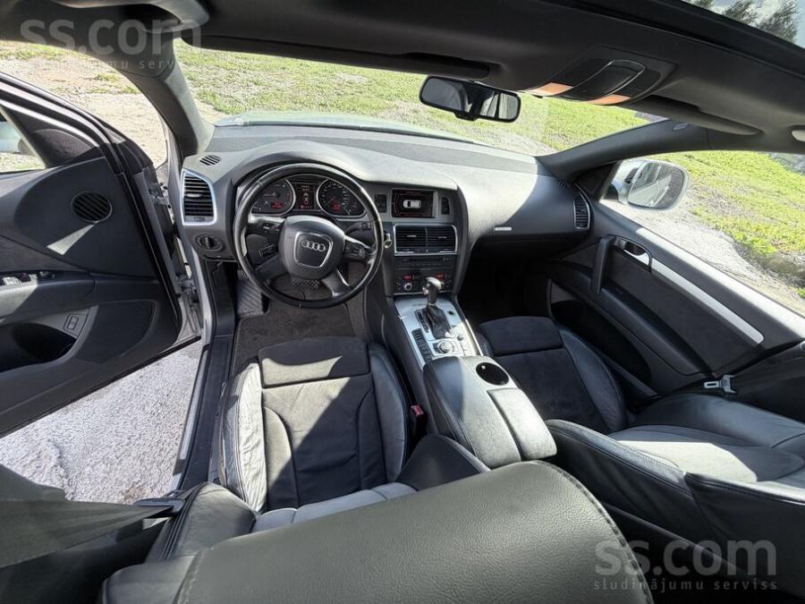 Grey Audi Q7 2007 in Valmiera, with an engine capacity of 3.00 L and mileage of 313 thousand km for 5895 €, photo 15 on AUTOMOTO.COM.LV
