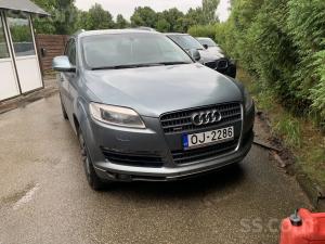 Pelēks Audi Q7 2007 Bauska, ar dzinēja tilpumu 3.00 L un nobraukumu 650 tūkst. km par 2995 €, foto  vietnē AUTOMOTO.COM.LV