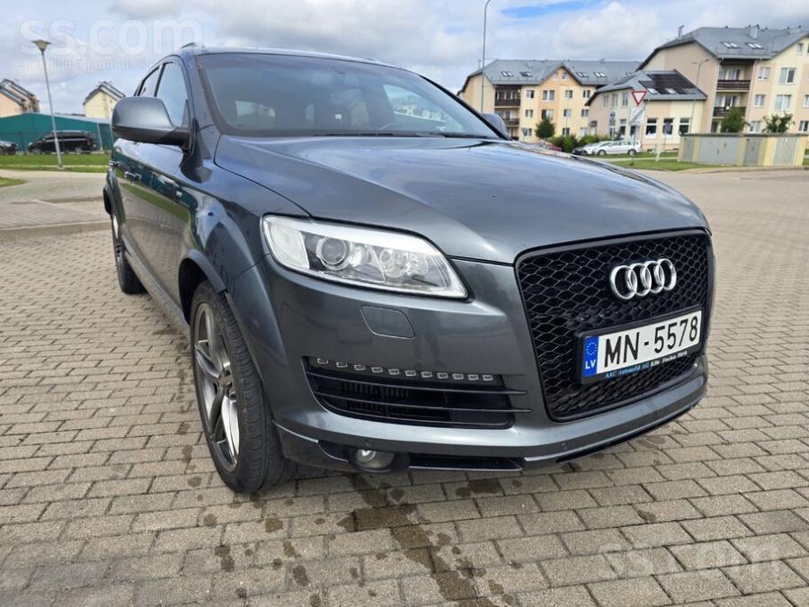 Pelēks Audi Q7 2007 Rīga, ar dzinēja tilpumu 3.00 L un nobraukumu 309 tūkst. km par 5190 €, foto 10 vietnē AUTOMOTO.COM.LV