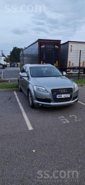 Pelēks Audi Q7 2007 Rīga, ar dzinēja tilpumu 3.00 L un nobraukumu 387 tūkst. km par 5000 €, foto  vietnē AUTOMOTO.COM.LV