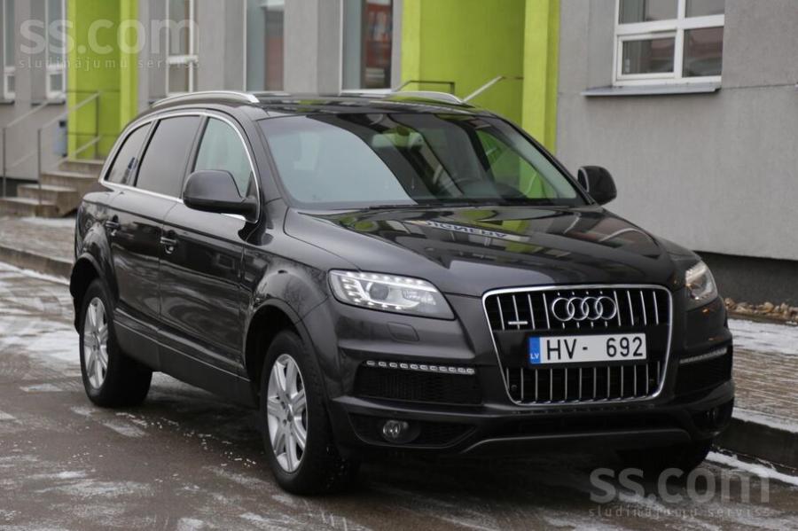 Grey Audi Q7 2008 in Riga, with an engine capacity of 4.20 L and mileage of 442 thousand km for 7995 €, photo 4 on AUTOMOTO.COM.LV