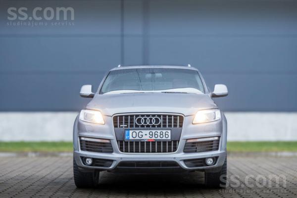 Pelēks Audi Q7 2008 Rīga, ar dzinēja tilpumu 4.20 L un nobraukumu 252 tūkst. km par 7990 €, foto 2 vietnē AUTOMOTO.COM.LV