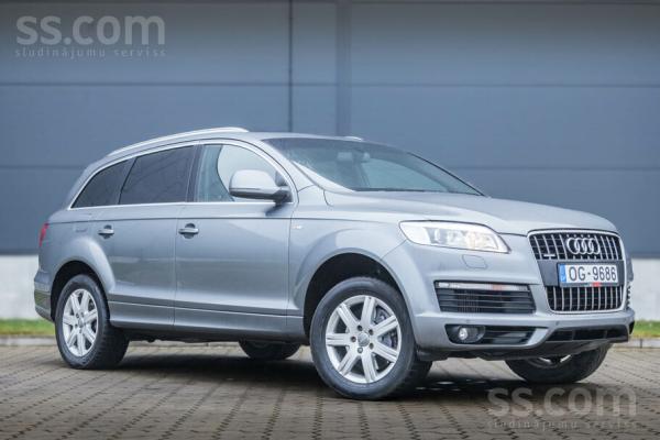 Pelēks Audi Q7 2008 Rīga, ar dzinēja tilpumu 4.20 L un nobraukumu 252 tūkst. km par 7990 €, foto 3 vietnē AUTOMOTO.COM.LV