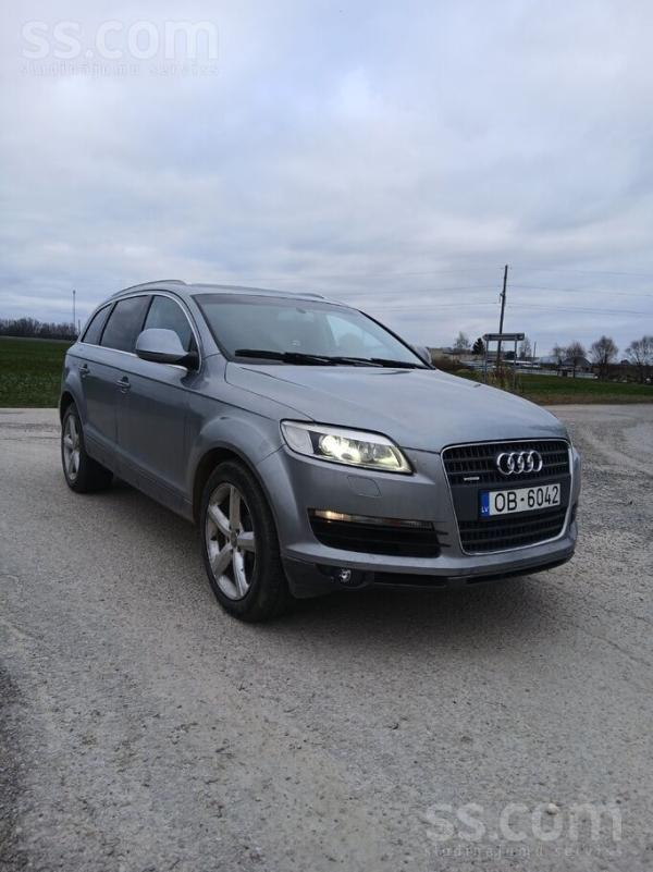 Pelēks Audi Q7 2008 Bauska, ar dzinēja tilpumu 3.00 L un nobraukumu 354 tūkst. km par 5200 €, foto 2 vietnē AUTOMOTO.COM.LV