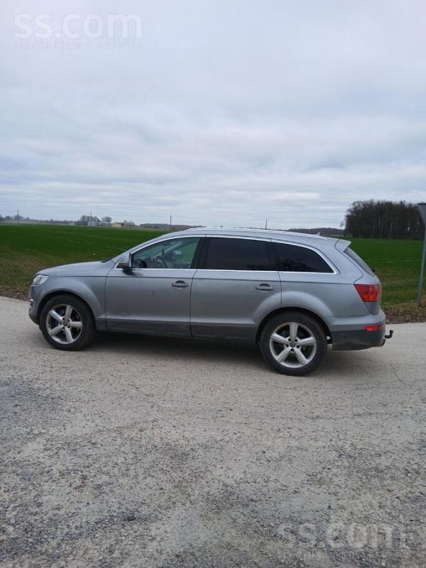 Pelēks Audi Q7 2008 Bauska, ar dzinēja tilpumu 3.00 L un nobraukumu 354 tūkst. km par 5200 €, foto 3 vietnē AUTOMOTO.COM.LV