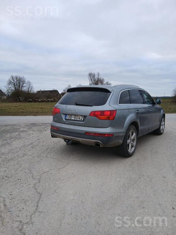 Pelēks Audi Q7 2008 Bauska, ar dzinēja tilpumu 3.00 L un nobraukumu 354 tūkst. km par 5200 €, foto 4 vietnē AUTOMOTO.COM.LV