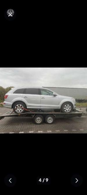 Pelēks Audi Q7 2008 Viļņa, ar dzinēja tilpumu 2.97 L un nobraukumu 303 tūkst. km par 4950 €, foto 4 vietnē AUTOMOTO.COM.LV
