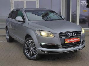 Pelēks Audi Q7 2008 Viļņa, ar dzinēja tilpumu 3.00 L un nobraukumu 296 tūkst. km par 6000 €, foto  vietnē AUTOMOTO.COM.LV