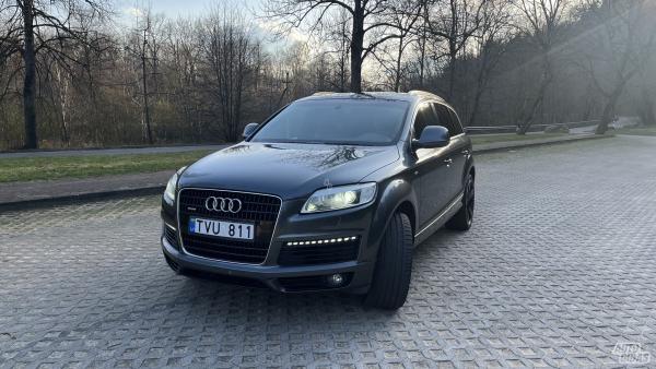 Pelēks Audi Q7 2008 Viļņa, ar dzinēja tilpumu 3.00 L un nobraukumu 335 tūkst. km par 7590 €, foto 1 vietnē AUTOMOTO.COM.LV