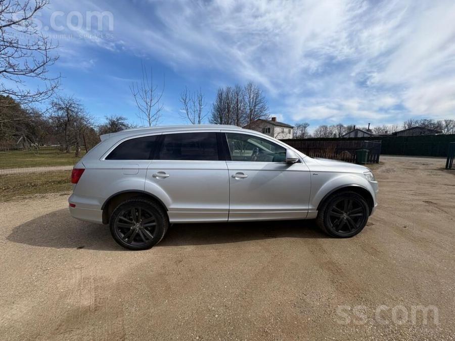 Pelēks Audi Q7 2008 Cēsis, ar dzinēja tilpumu 3.00 L un nobraukumu 376 tūkst. km par 5590 €, foto 7 vietnē AUTOMOTO.COM.LV