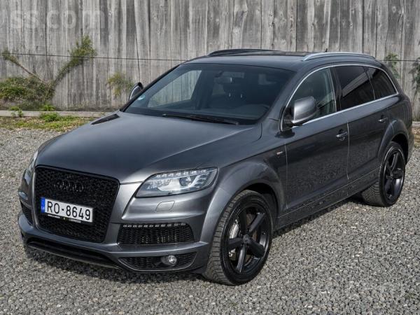 Grey Audi Q7 2008 in Riga, with an engine capacity of 3.00 L and mileage of 306 thousand km for 6850 €, photo 1 on AUTOMOTO.COM.LV