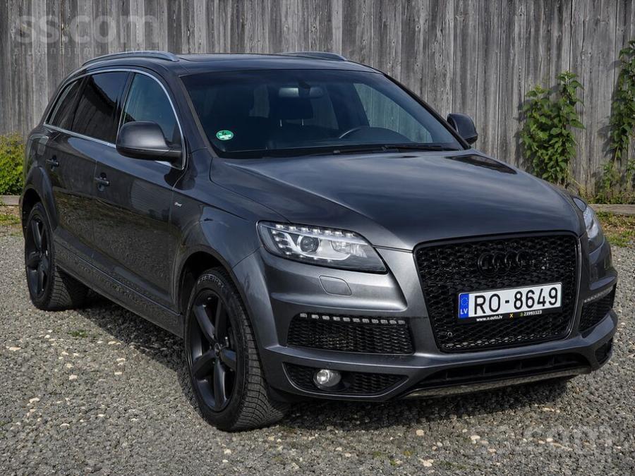 Grey Audi Q7 2008 in Riga, with an engine capacity of 3.00 L and mileage of 306 thousand km for 6850 €, photo 3 on AUTOMOTO.COM.LV