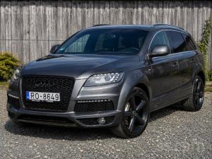 Grey Audi Q7 2008 in Riga, with an engine capacity of 3.00 L and mileage of 306 thousand km for 6850 €, photo 4 on AUTOMOTO.COM.LV