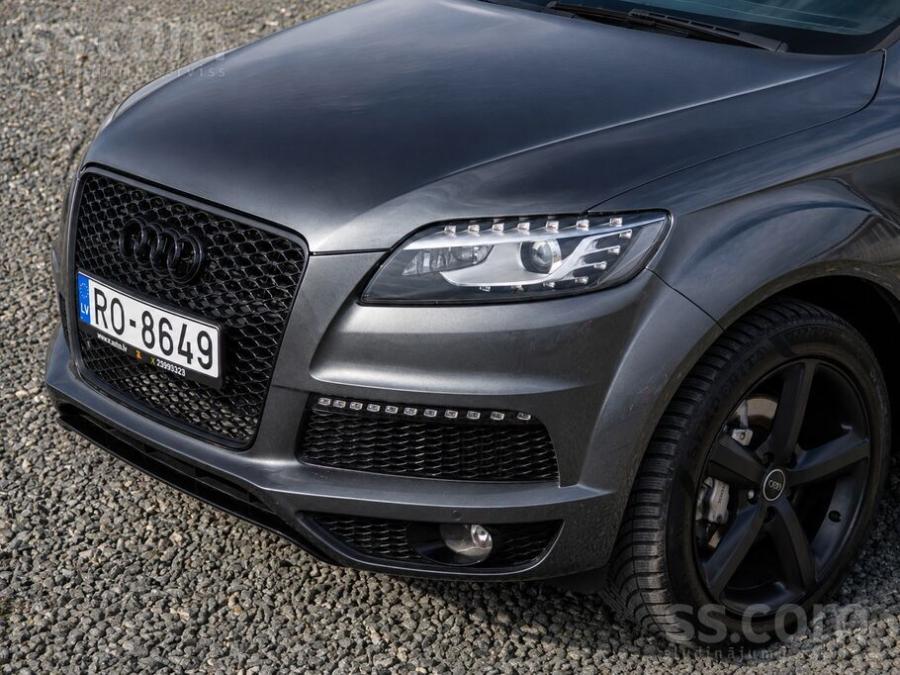 Grey Audi Q7 2008 in Riga, with an engine capacity of 3.00 L and mileage of 306 thousand km for 6850 €, photo 5 on AUTOMOTO.COM.LV