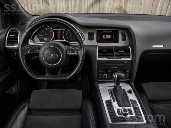 Grey Audi Q7 2008 in Riga, with an engine capacity of 3.00 L and mileage of 306 thousand km for 6850 €, photo 8 on AUTOMOTO.COM.LV