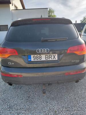 Pelēks Audi Q7 2008 Pērnava, ar dzinēja tilpumu 3.00 L un nobraukumu 350 tūkst. km par 1 €, foto 6 vietnē AUTOMOTO.COM.LV